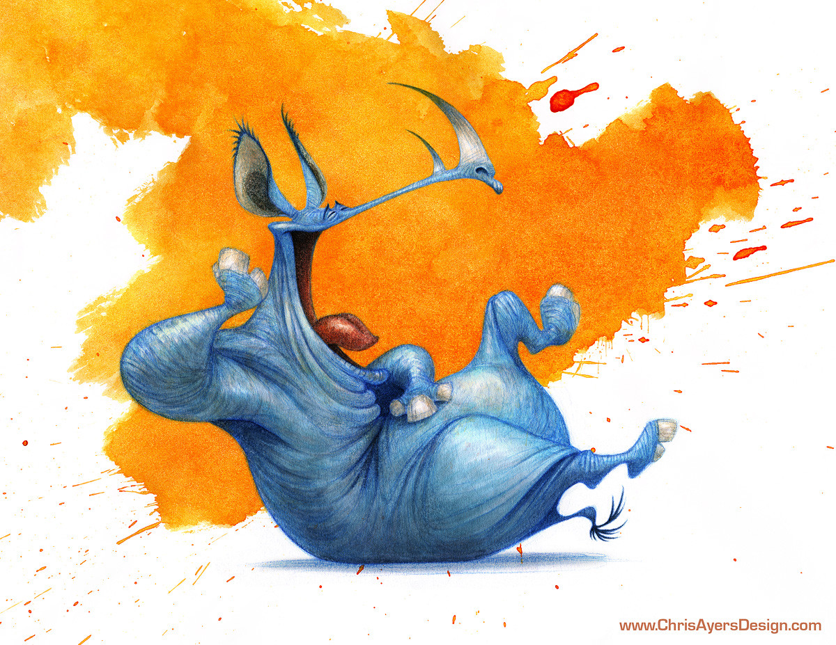 ArtStation - The Daily Zoo - Laughing Rhino