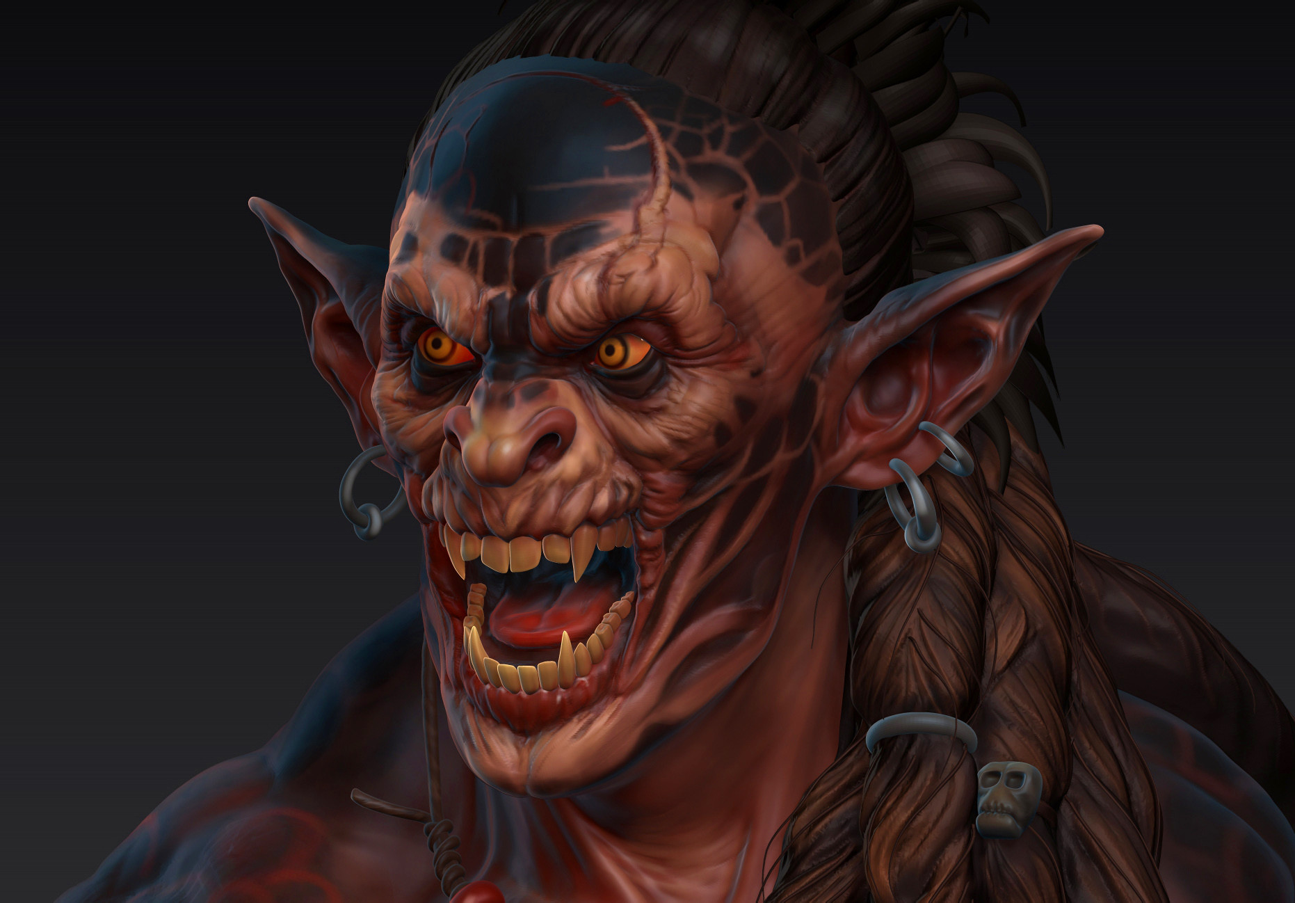 Alex Sizov - Orc Head Study