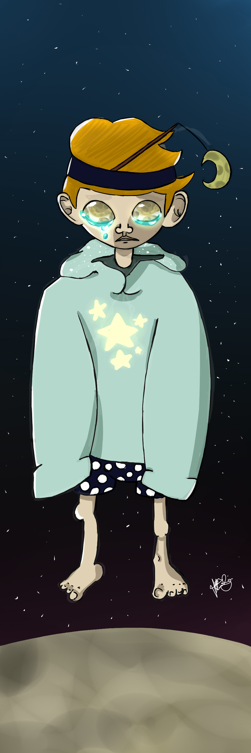 ArtStation - Boy In The Moon