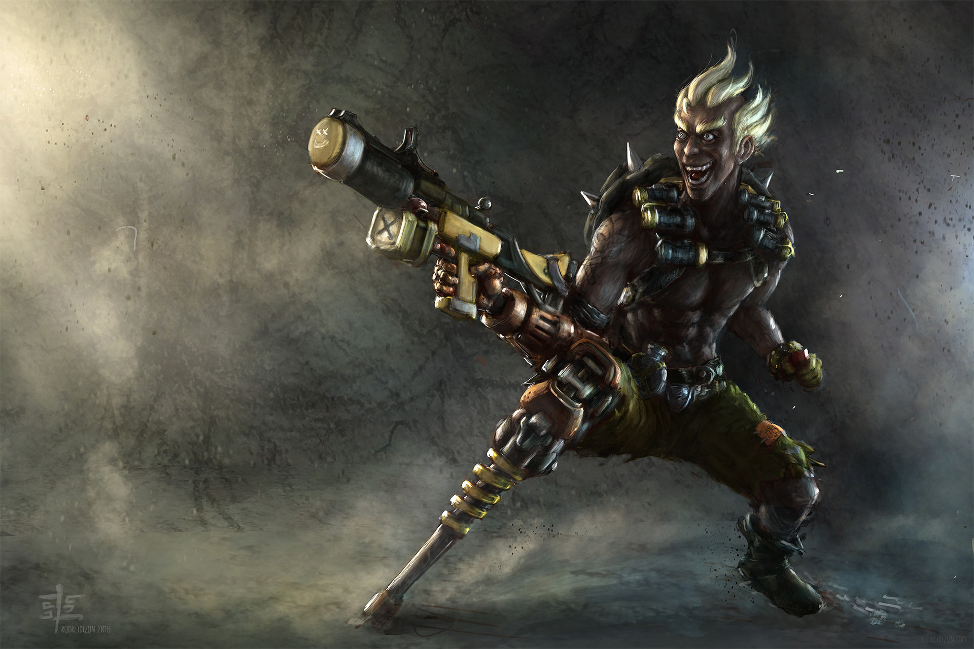 ArtStation - Junkrat Fanart by Tuntun Dizon