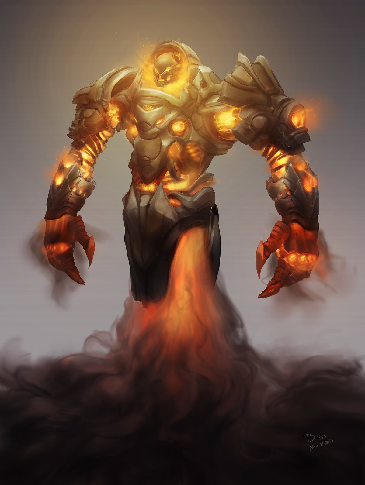 ArtStation - Fire Golem