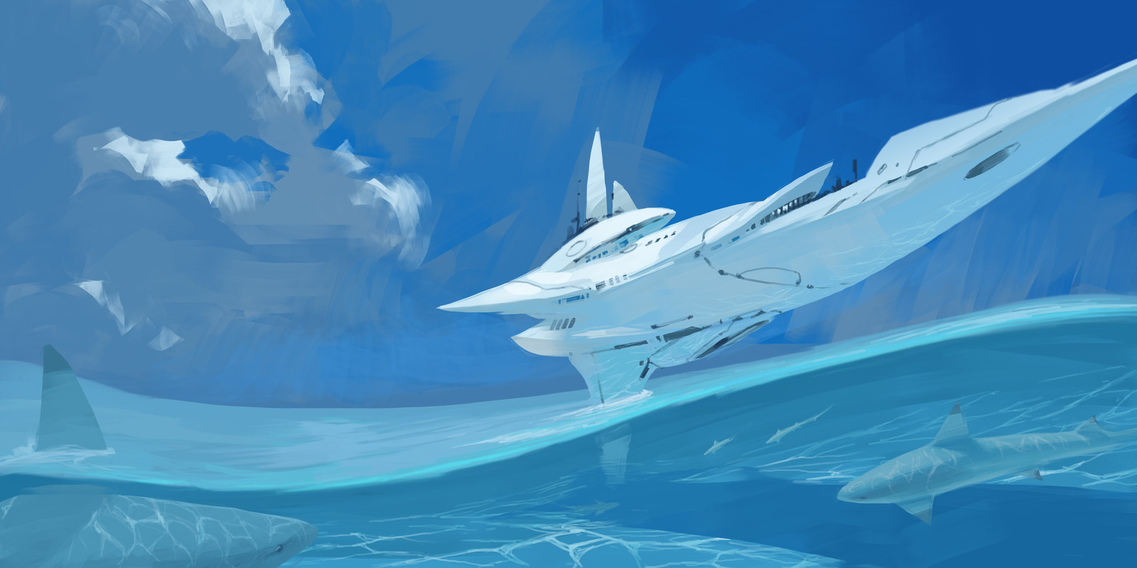 Peter Han - swimming with sharks