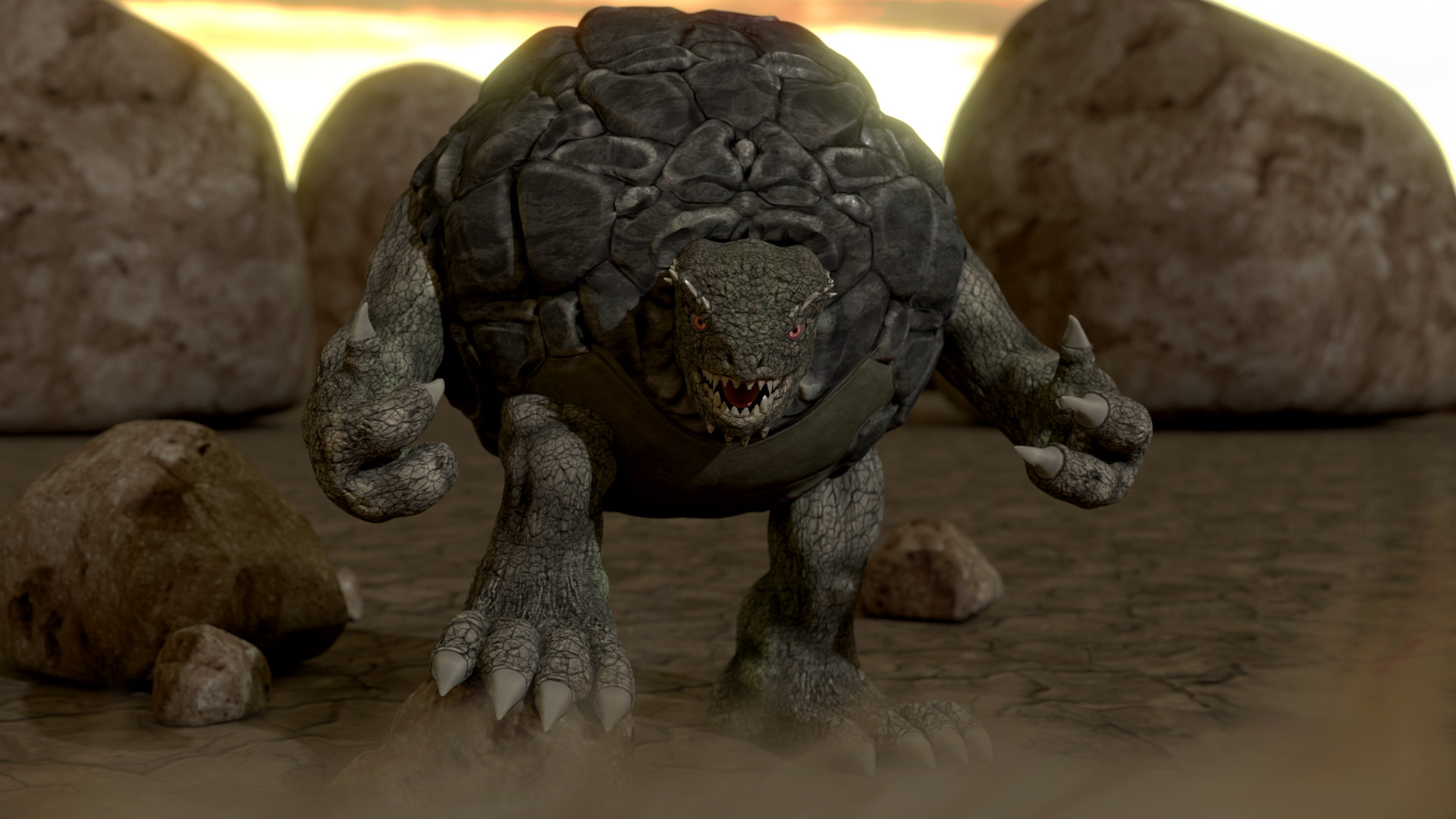 ArtStation - A wild Golem has appeared