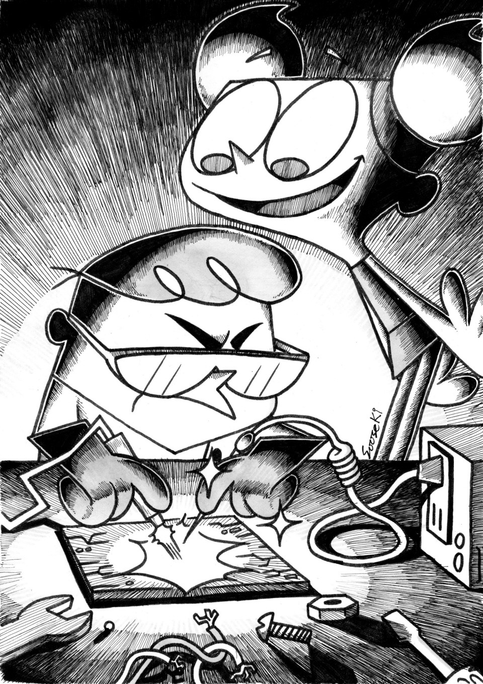 how to draw cartoon network style