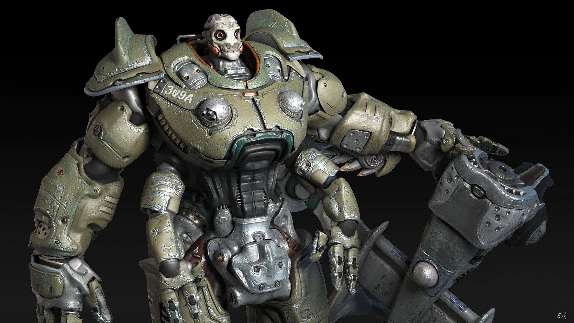 ArtStation - Mech paratrooper