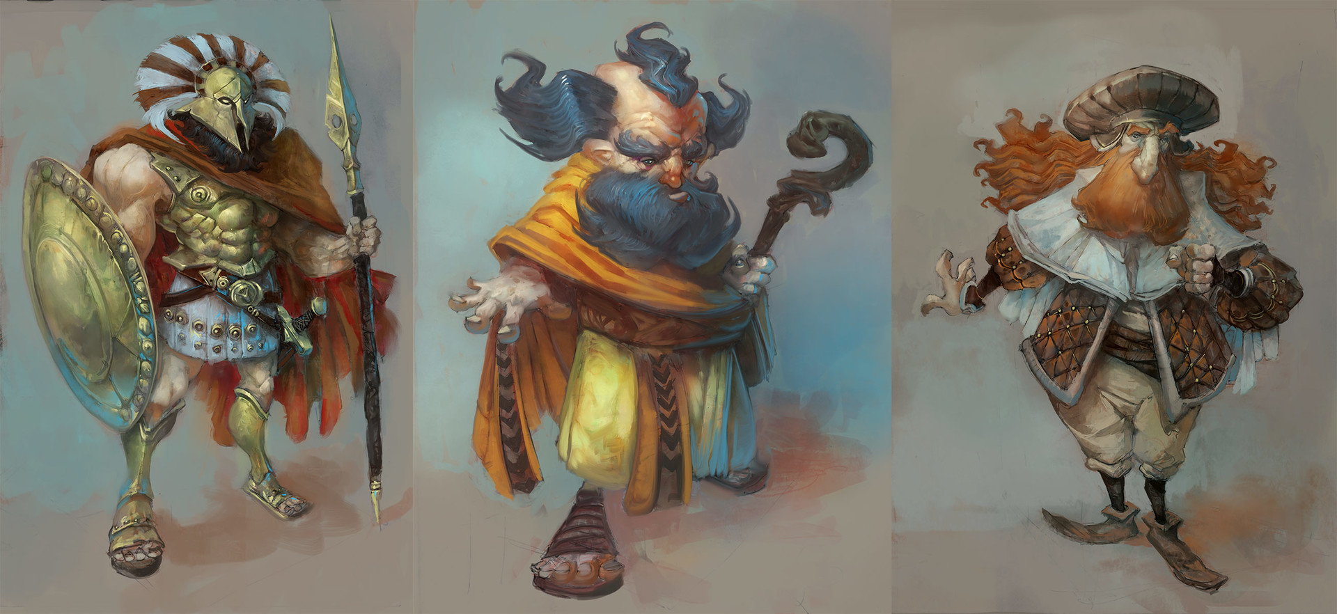 ArtStation - Character concepts. Stylized Historical Personae