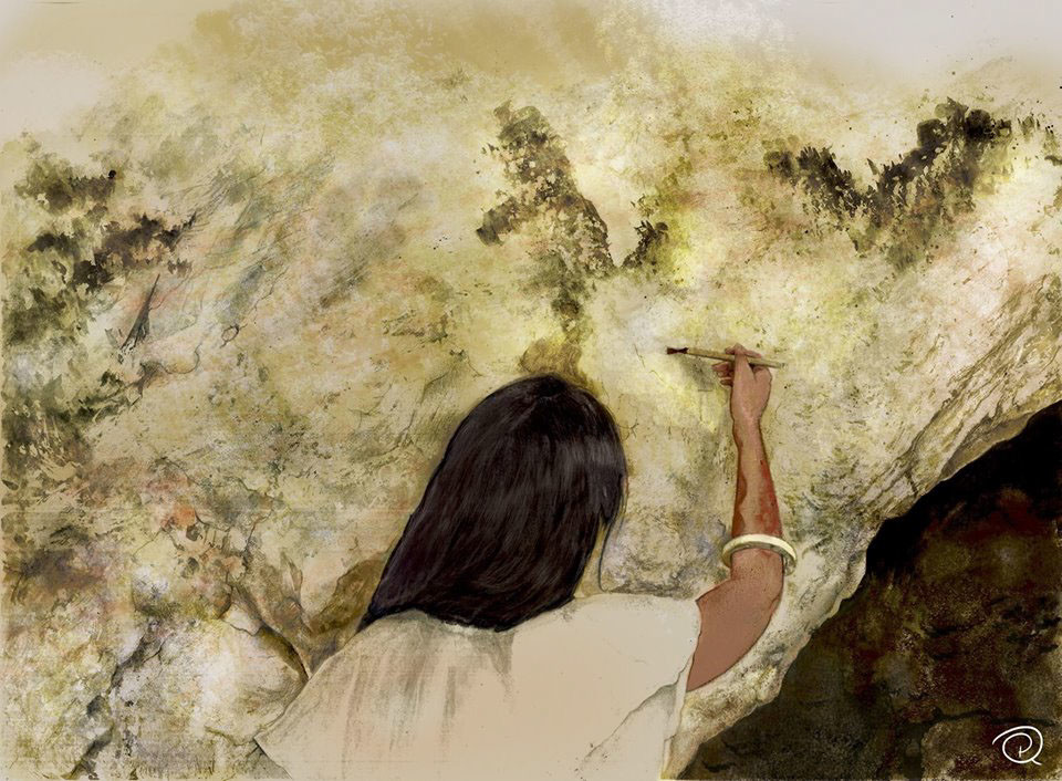 ArtStation - Everyday prehistoric scenes