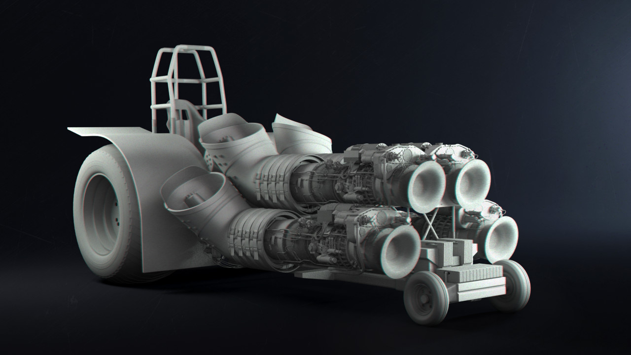 ArtStation - Tractor puller