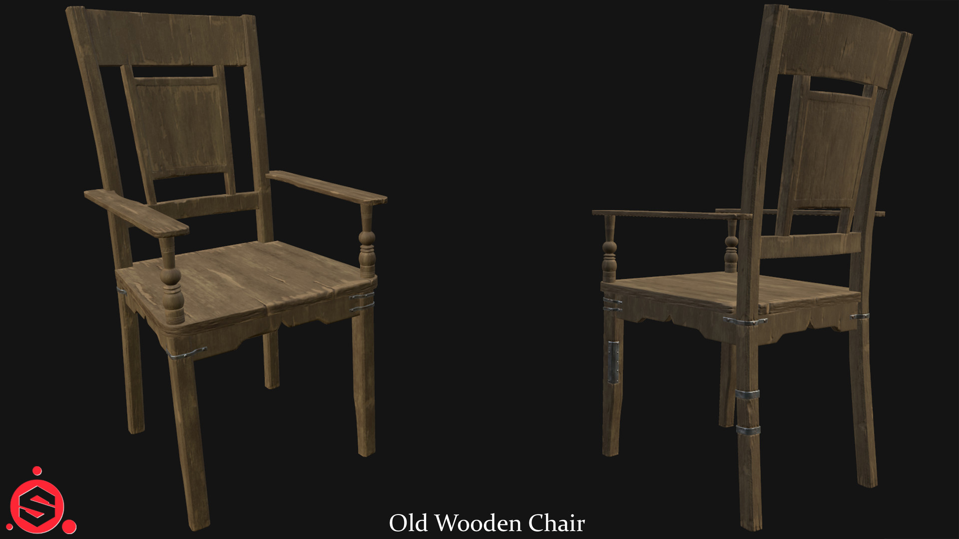 ArtStation - Old Wooden Chair