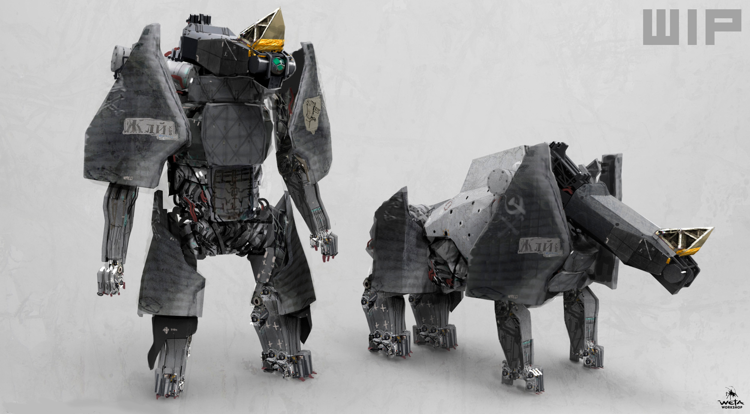 Spider Man 2 Neushoorn Concept Art Ian Hosfeld Concept Art