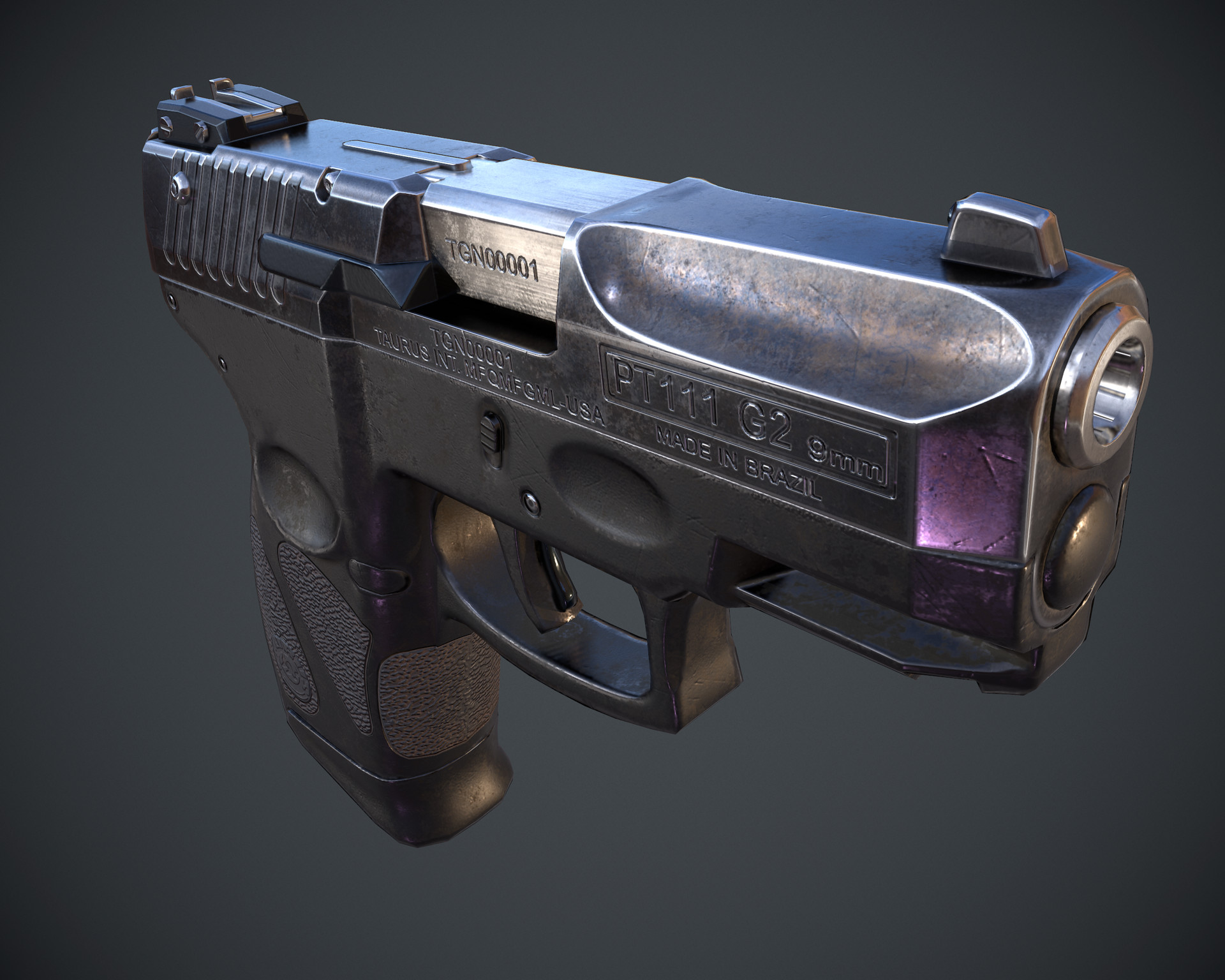 ArtStation - Gun Millenium 9mm