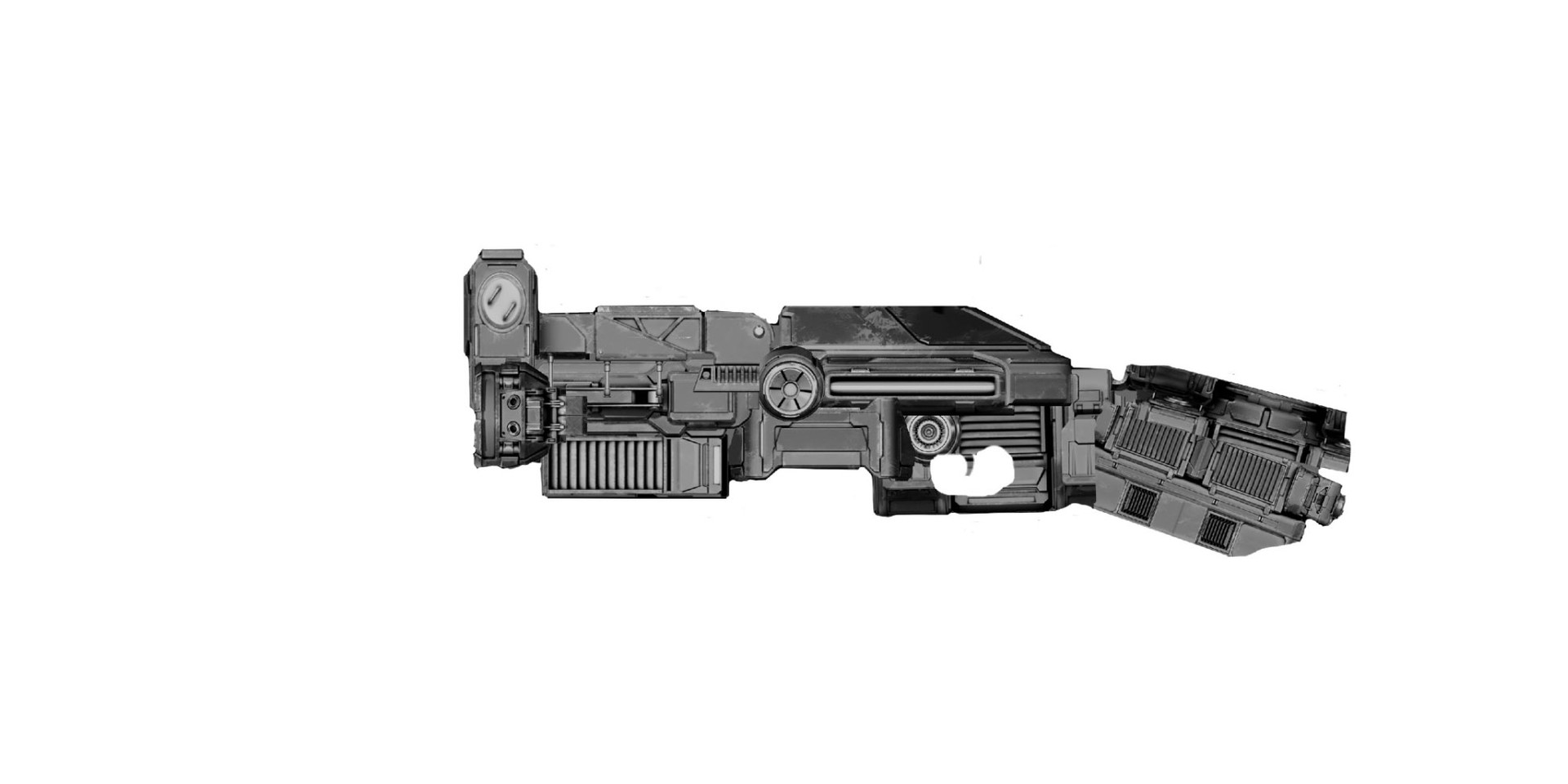 ArtStation - Gun Design (Photoshop)