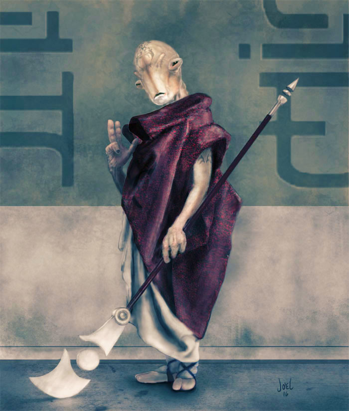 ArtStation - Alien Monk