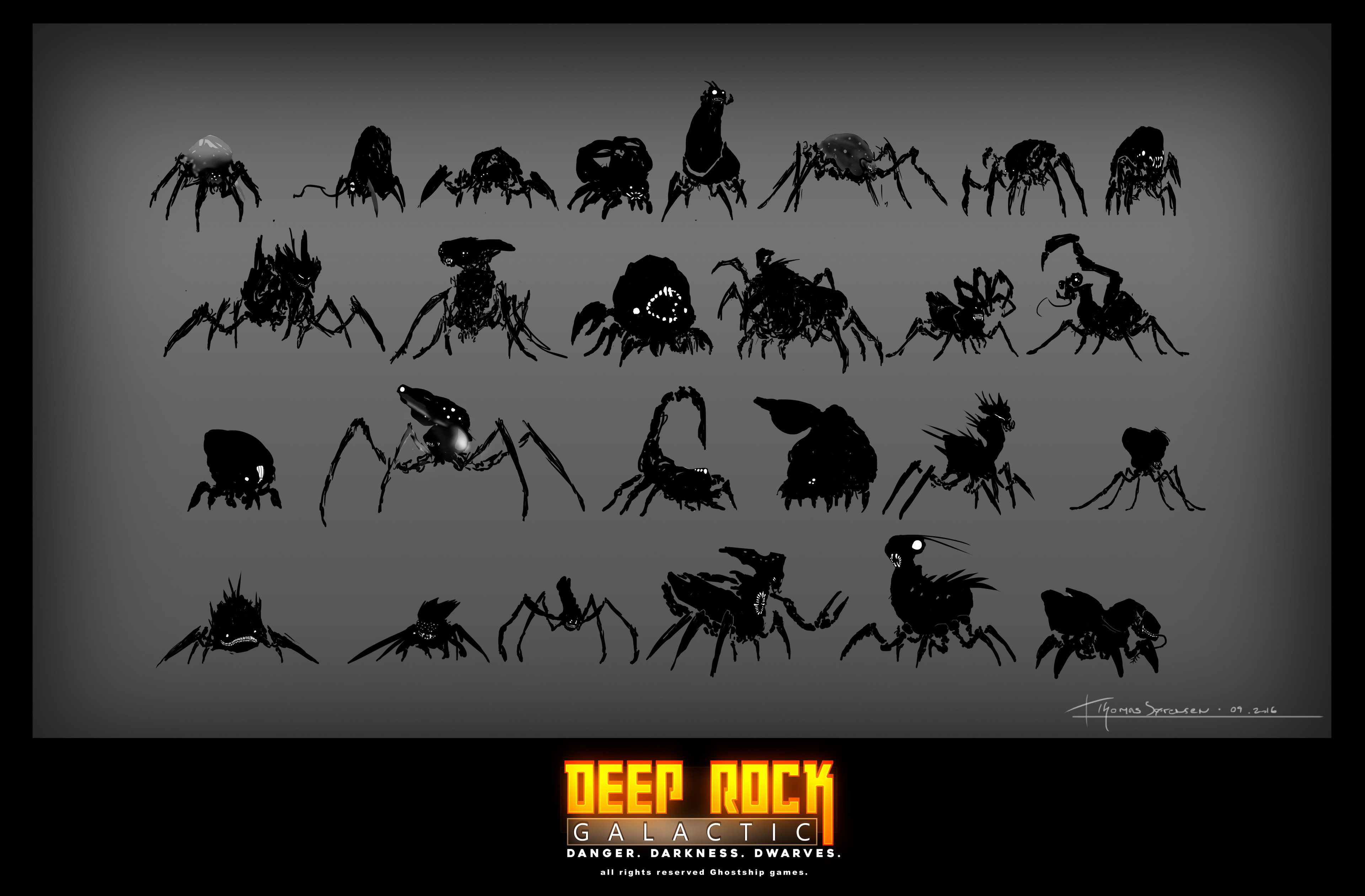 Thomas Sørensen - Concept Art for Deep Rock Galactic