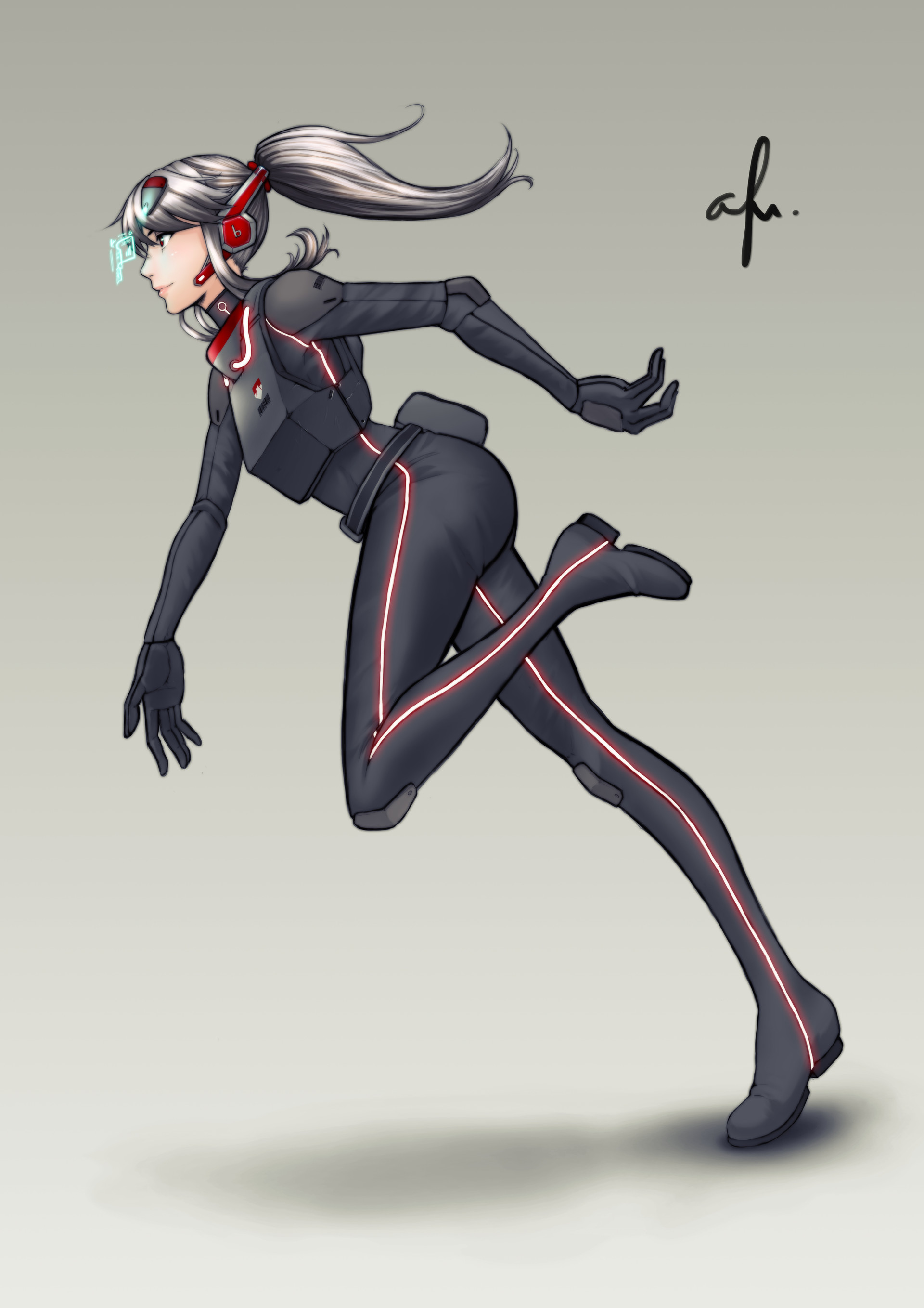 ArtStation - Cyberpunk Girl Assassin