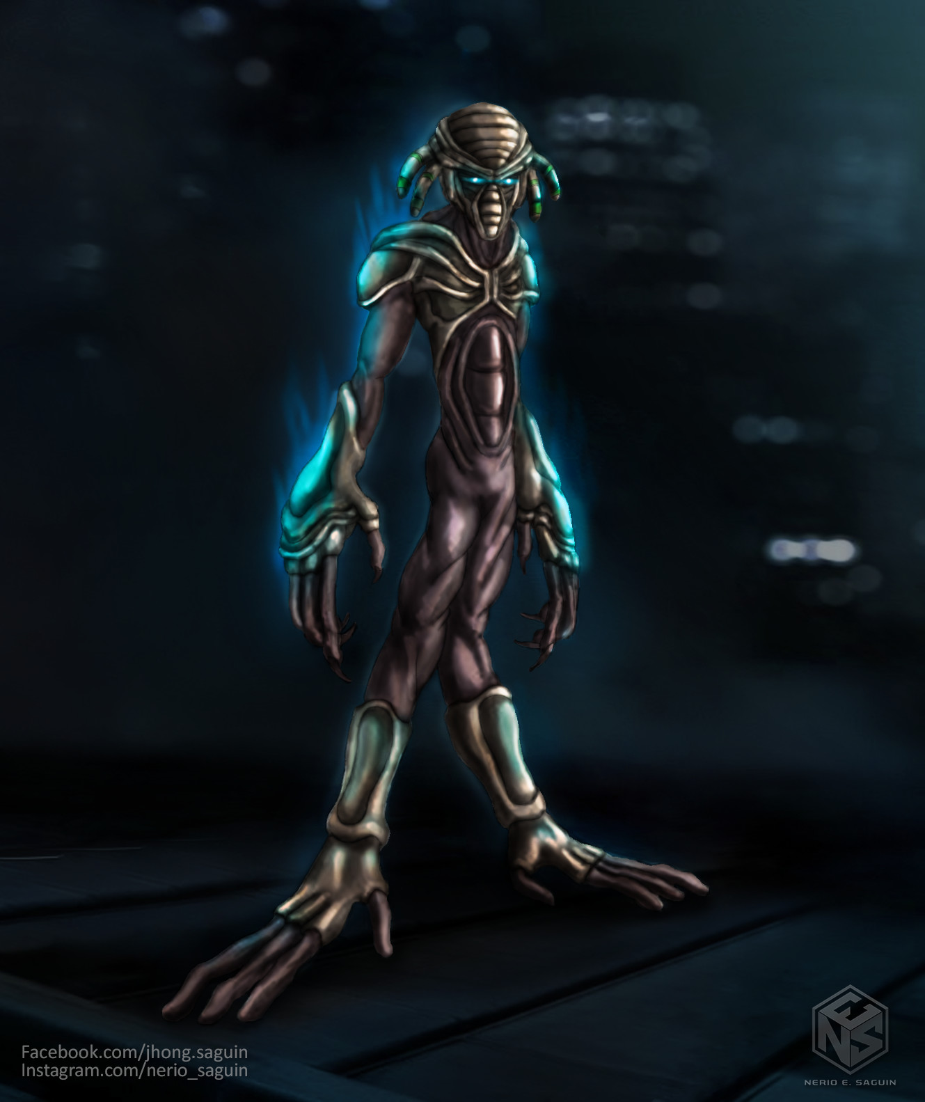 ArtStation - Alien warrior