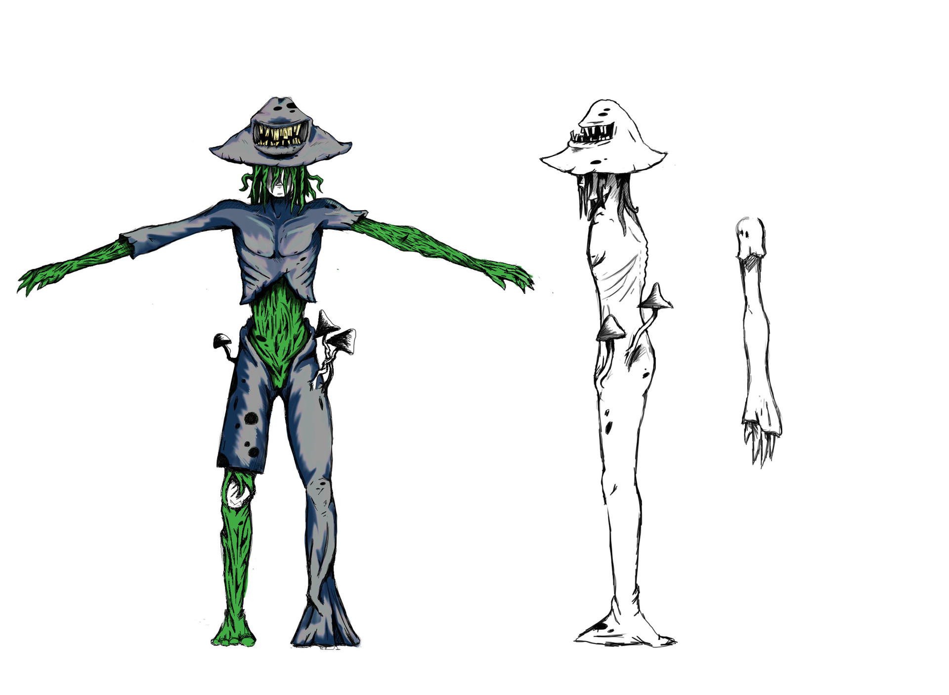 ArtStation - Concept art- Mushman