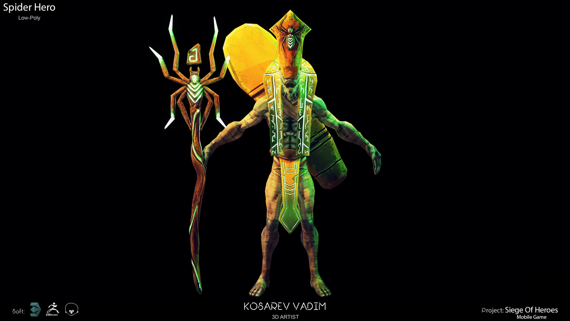 ArtStation - Spider Character From Siege Of Heroes