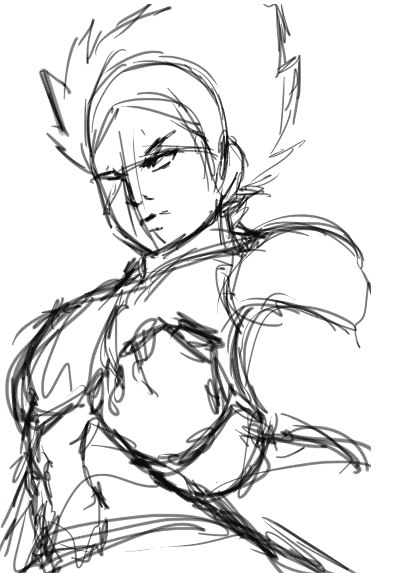 vegito blue coloring pages