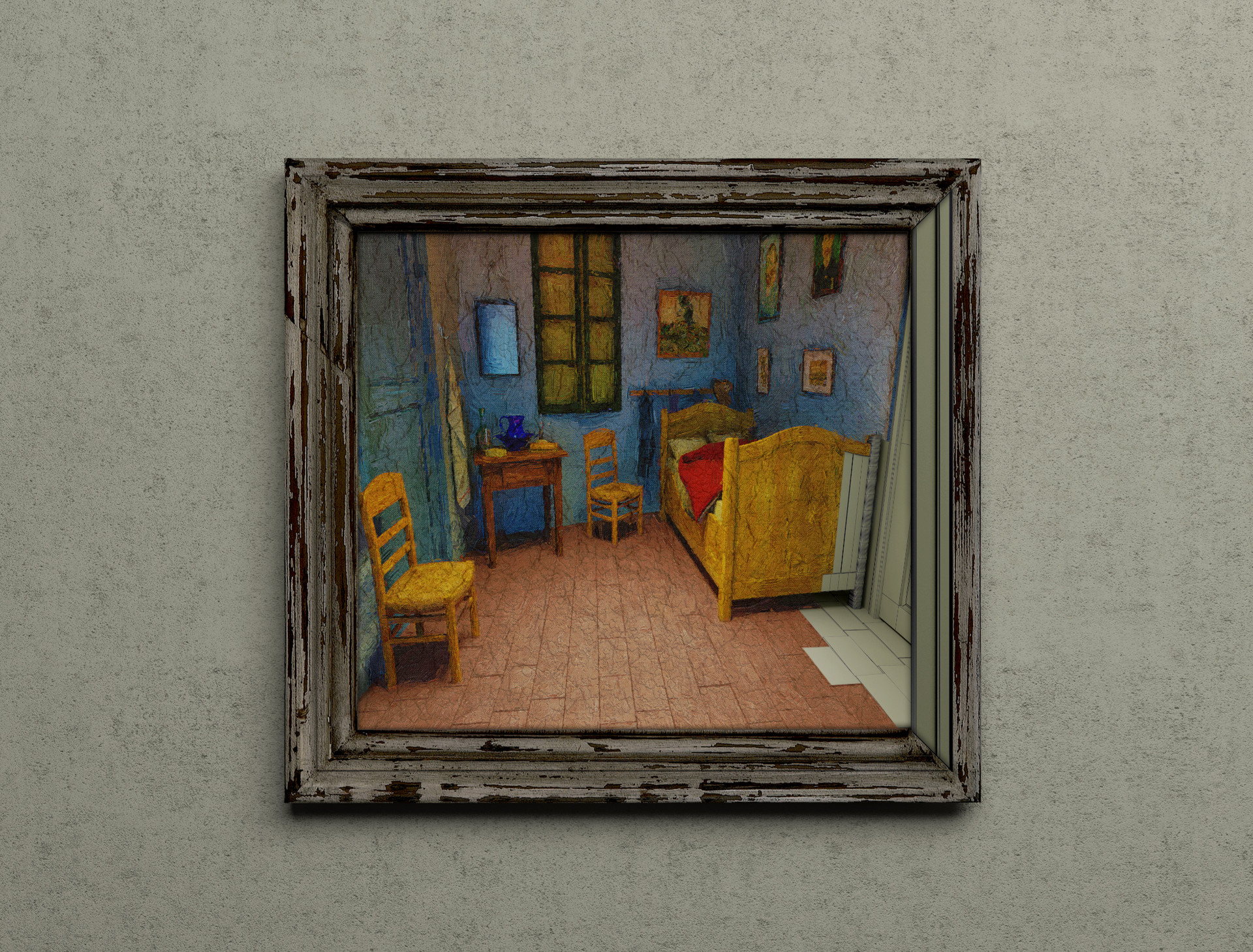 ArtStation - The bedroom of Van Gogh