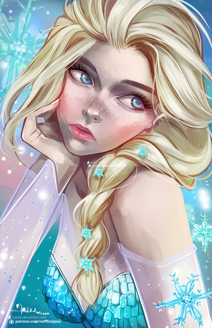 ArtStation - Frozen: Elsa