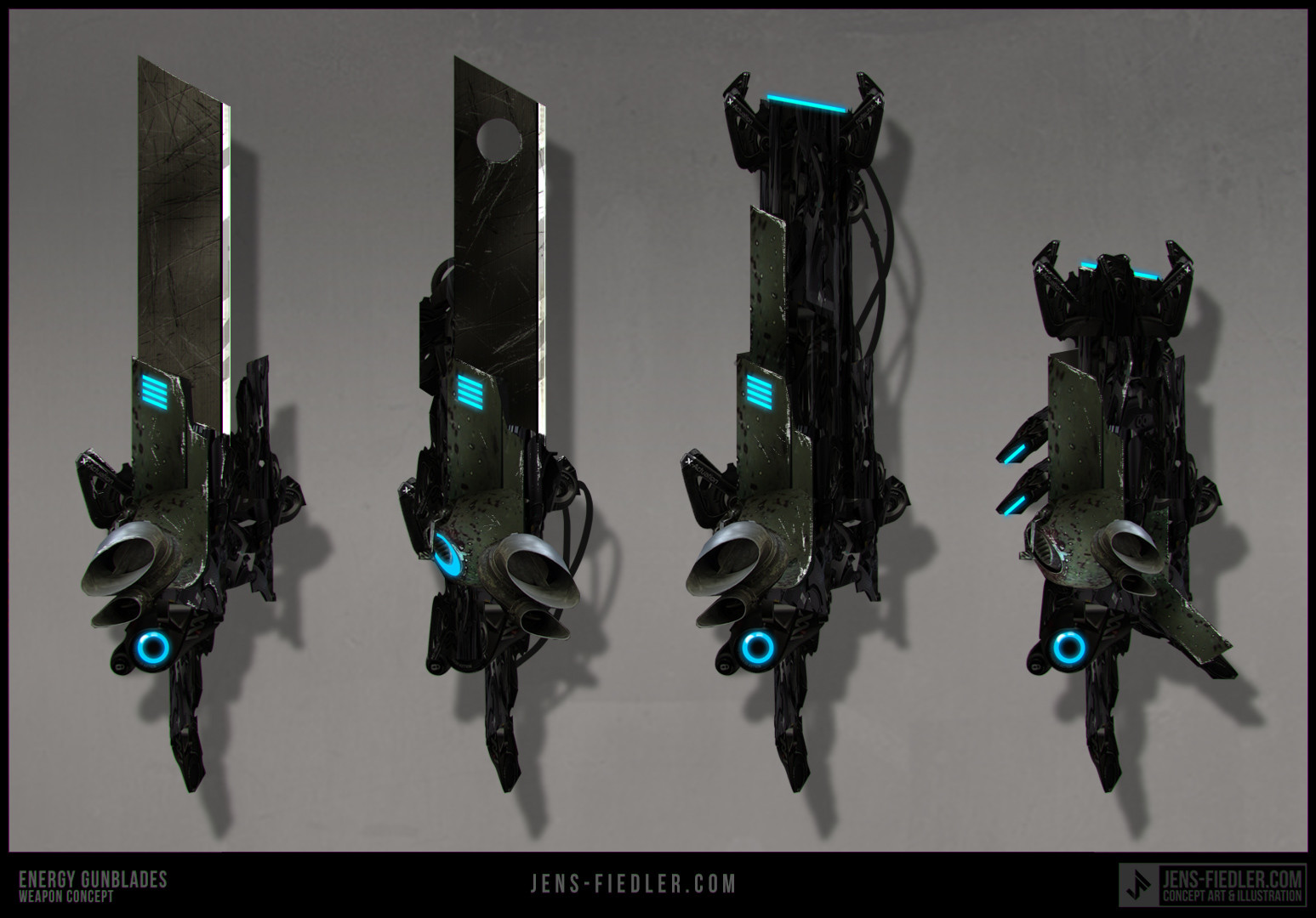 Jens Fiedler - Gunblade concepts