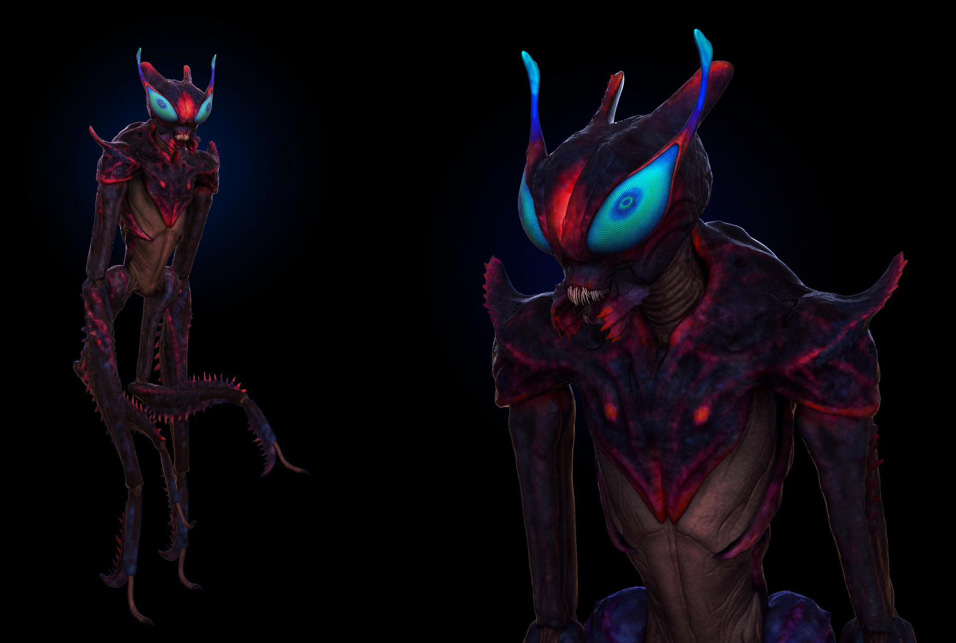 ArtStation - Magma mantis