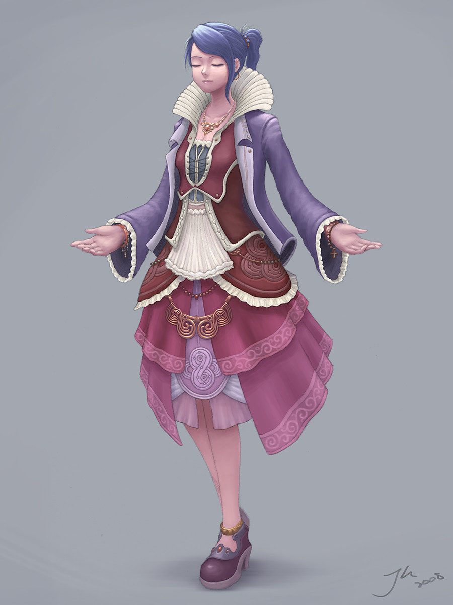 ArtStation - character design-princess (2008)