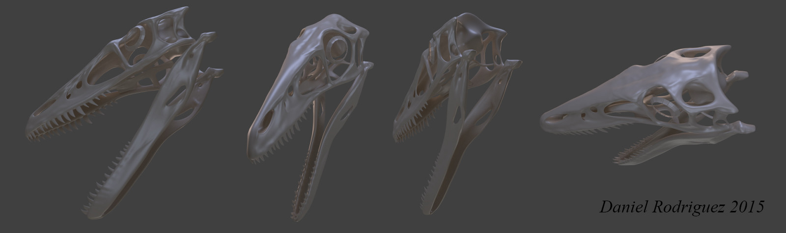 ArtStation - Skull dinosaur