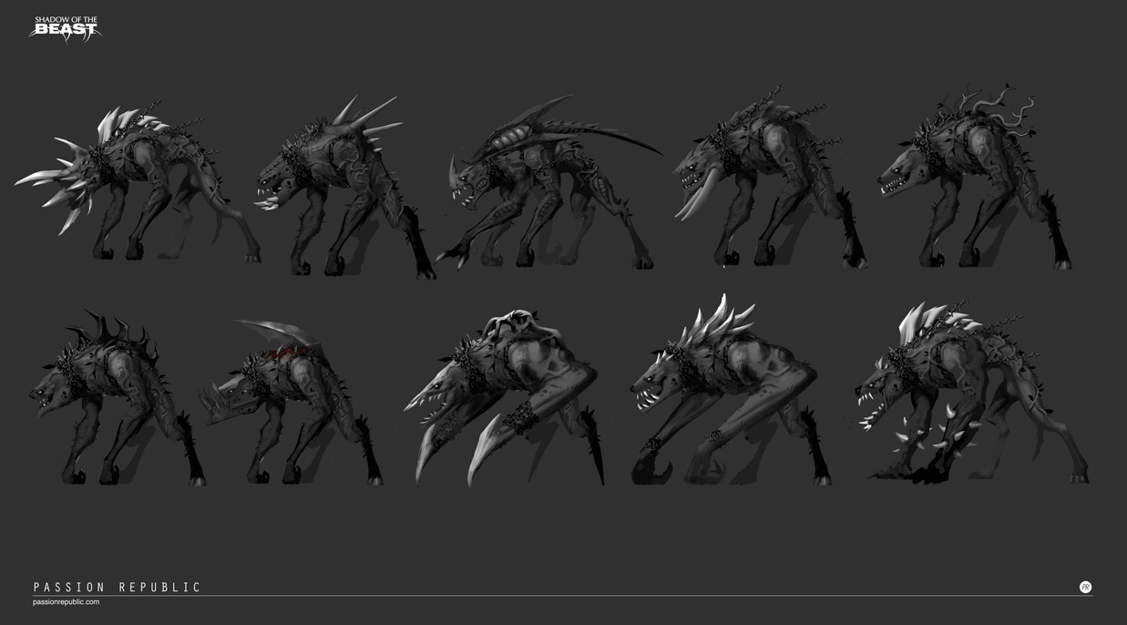Passion Republic - Shadow of the beast concept art