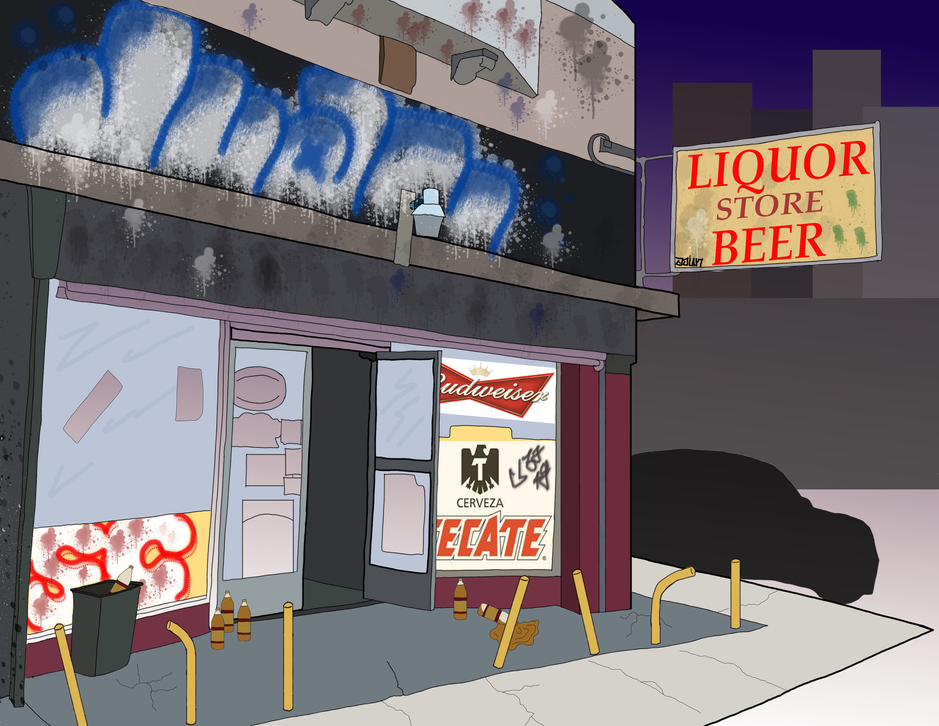 ArtStation - Liquor Store