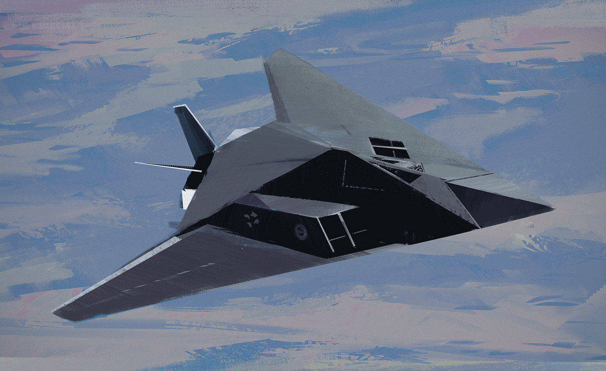 ArtStation - Stealth and World War Sketch