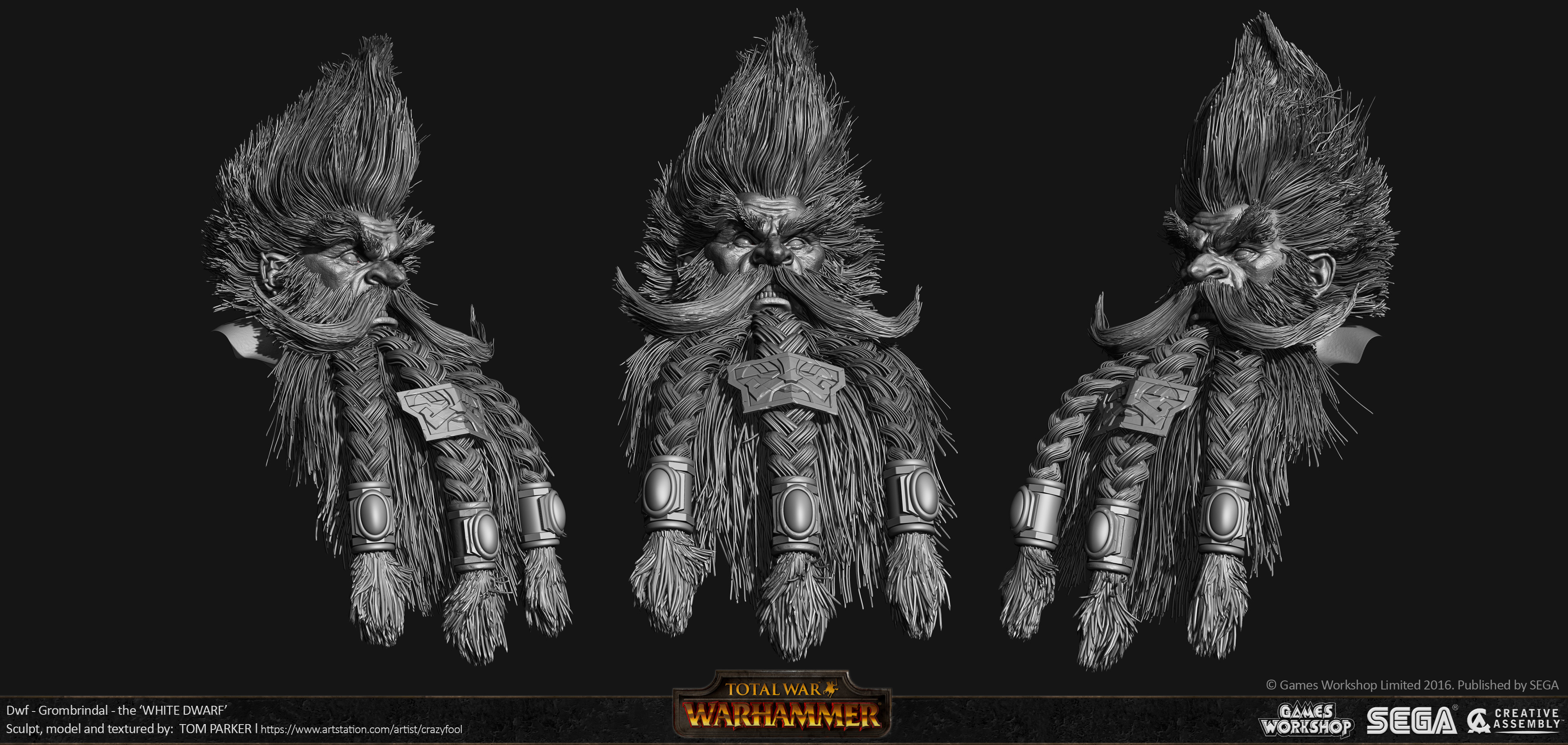 Tom Parker - Total War Warhammer - Grombrindal the White Dwarf
