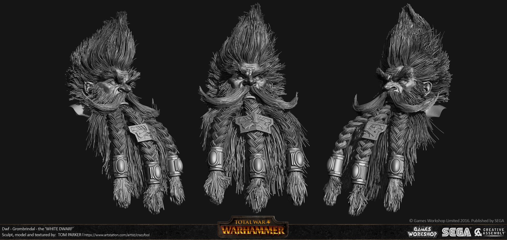 Tom Parker - Total War Warhammer - Grombrindal the White Dwarf