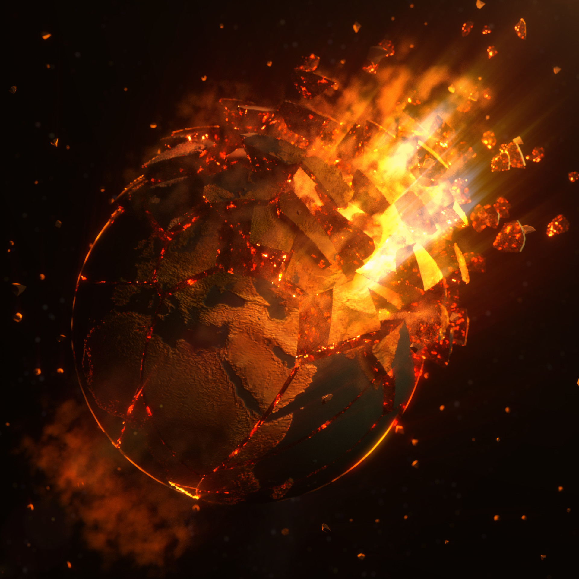 ArtStation - 30-11-2016 Earth Blast #Everyday