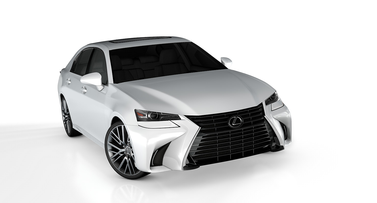 ArtStation - Lexus GS 350 (Studio render)