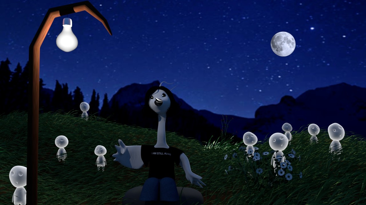 ArtStation - Moon night_school practice