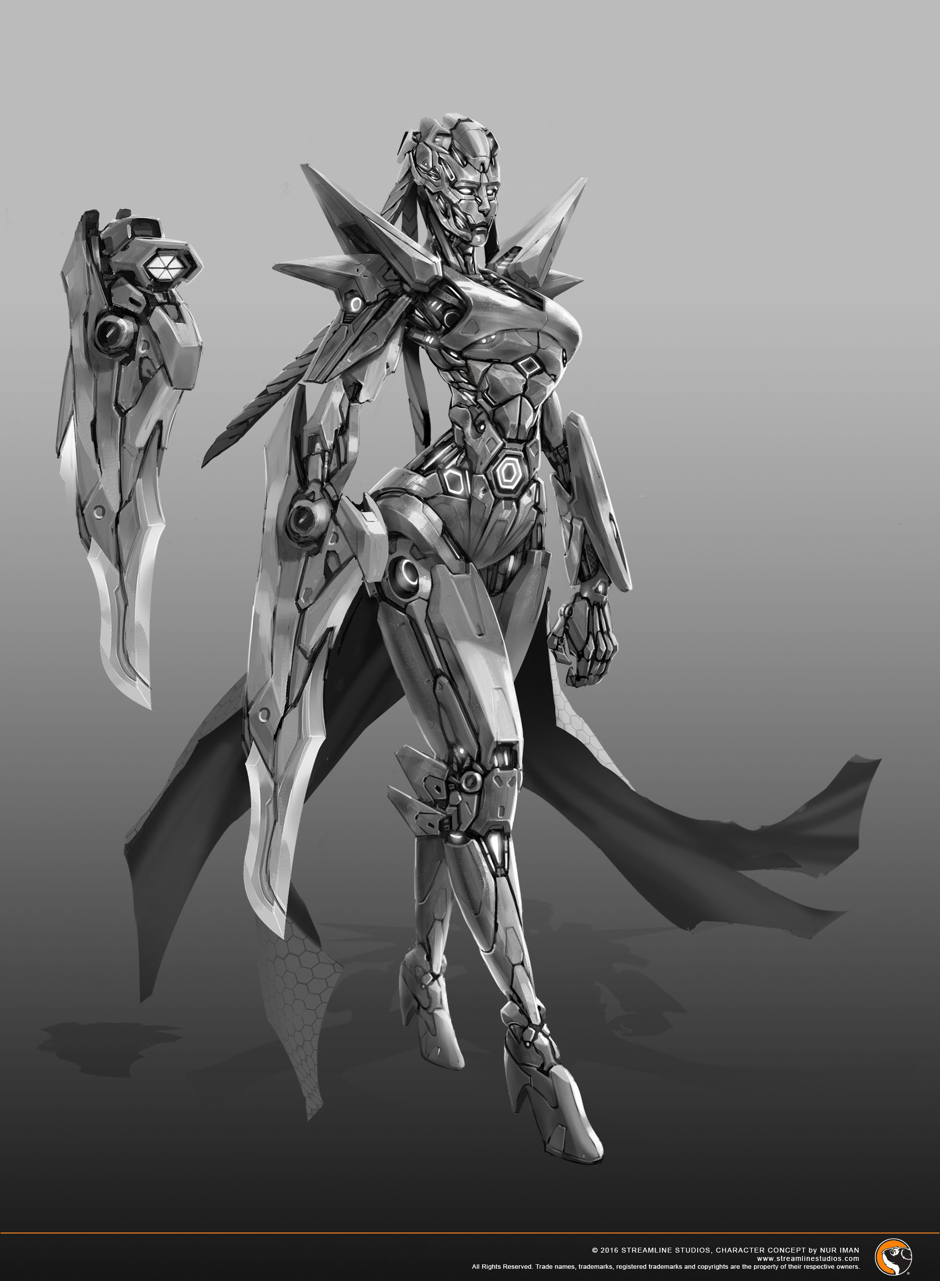 Nur Iman - Character Concept for Aria Killer Instinct.