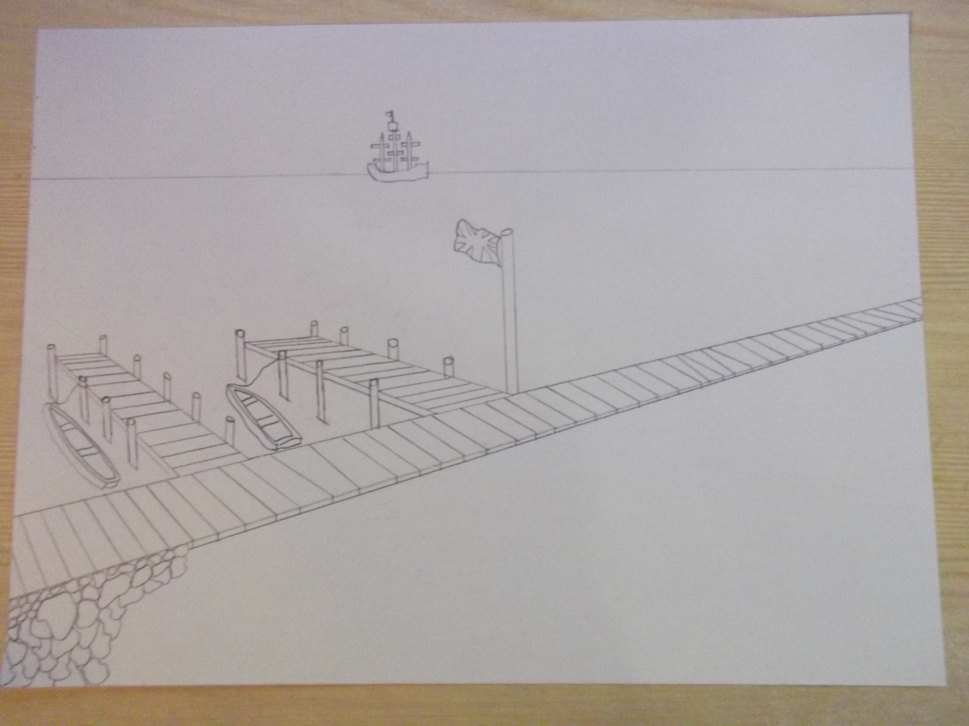 2 Point Perspective Beach