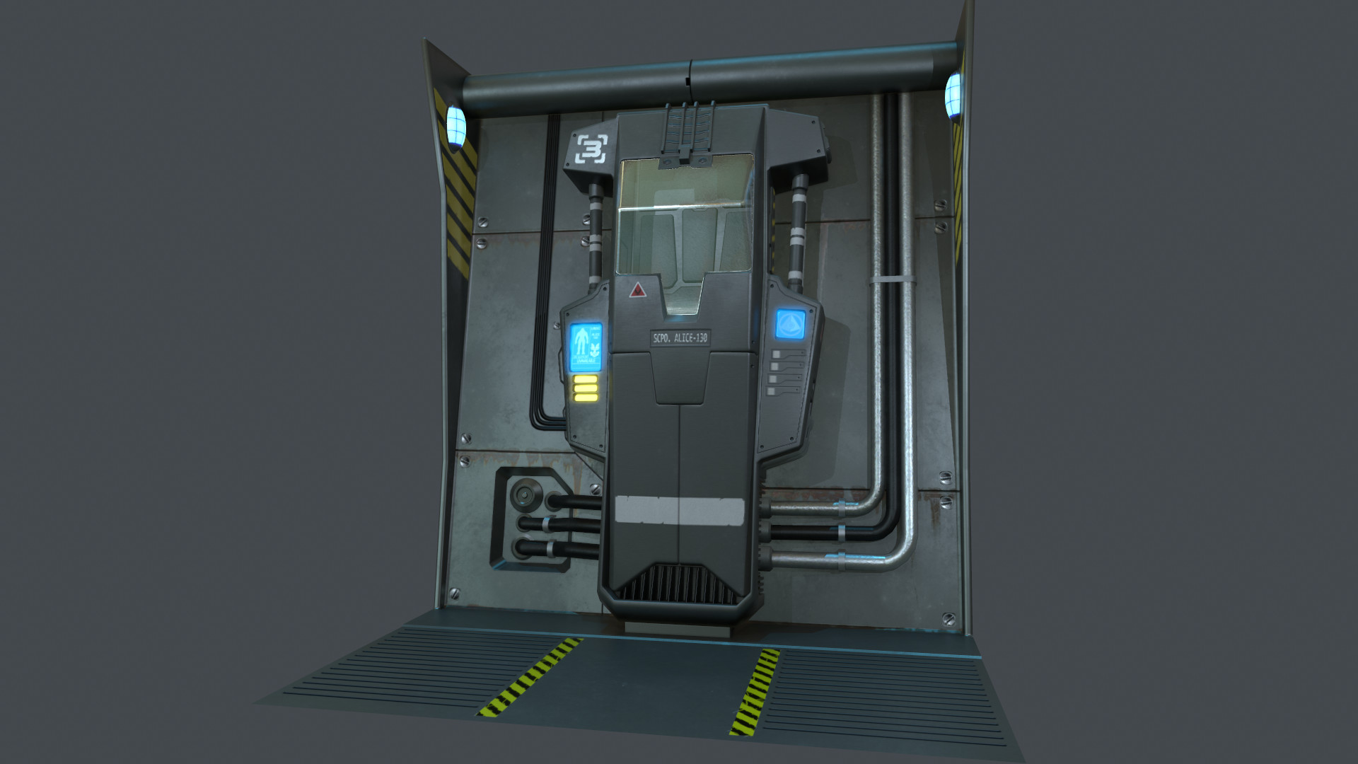 ArtStation - Halo Wars Cryo-Pod