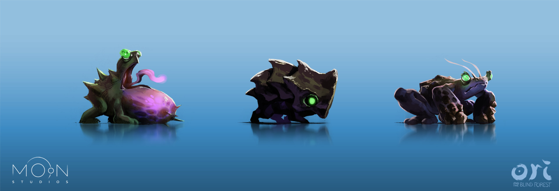 ArtStation - Ori and the Blind Forest: Enemy designs and textures
