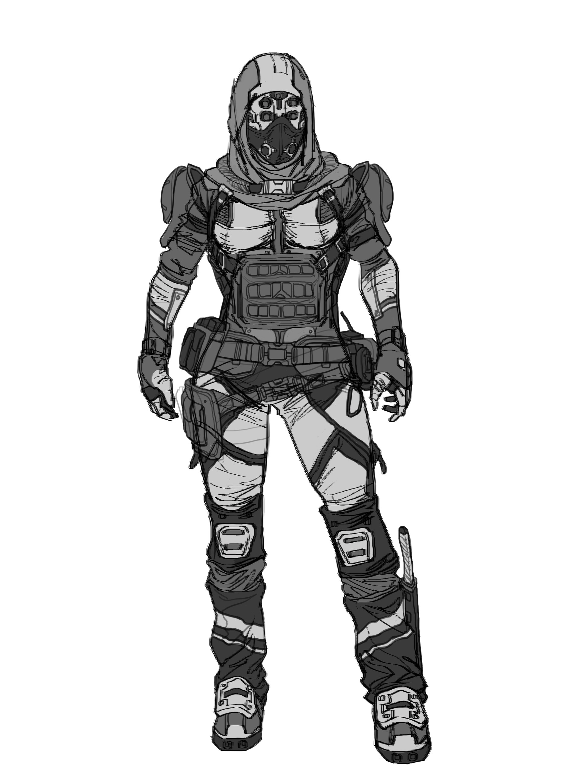 ArtStation - Some character sketch