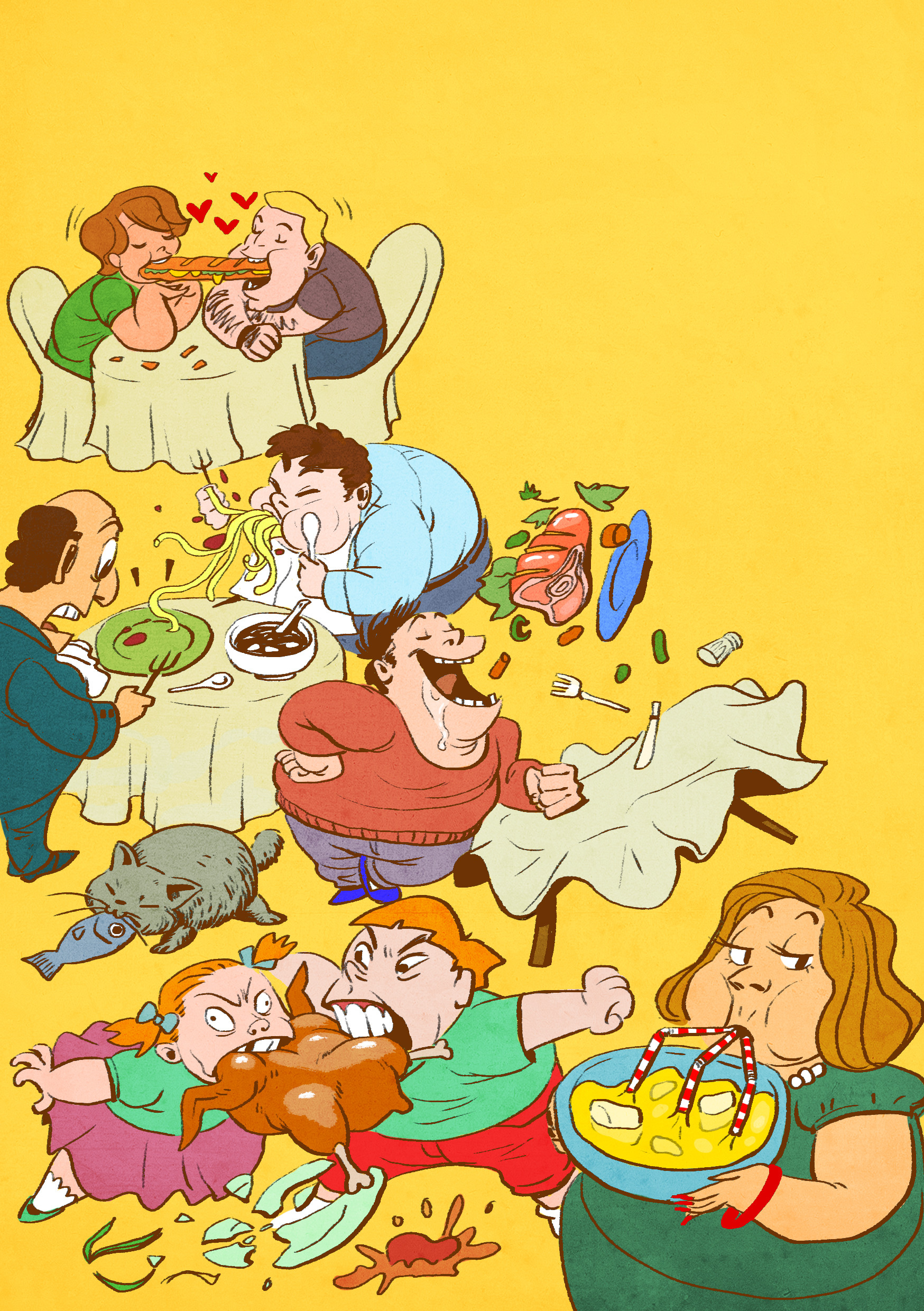 ArtStation - A Crazy Thanks Giving Party