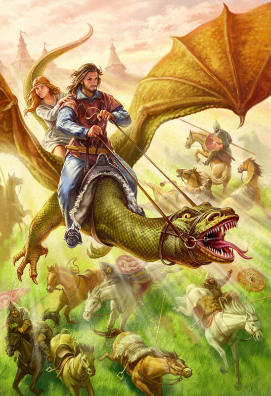 ArtStation - Cover of the book "Dragon master"_2012