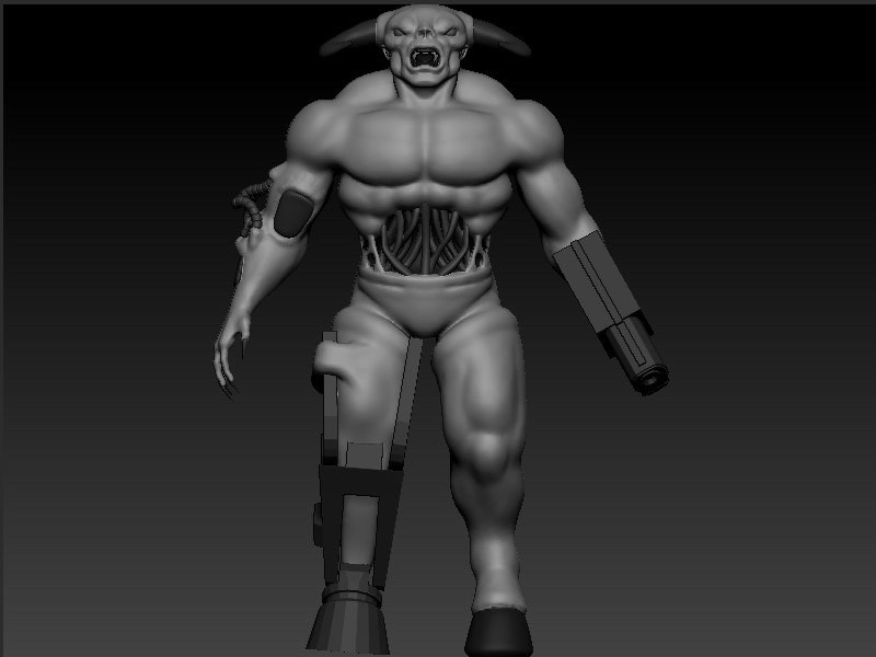 ArtStation - Cyberdemon DOOM 1-2