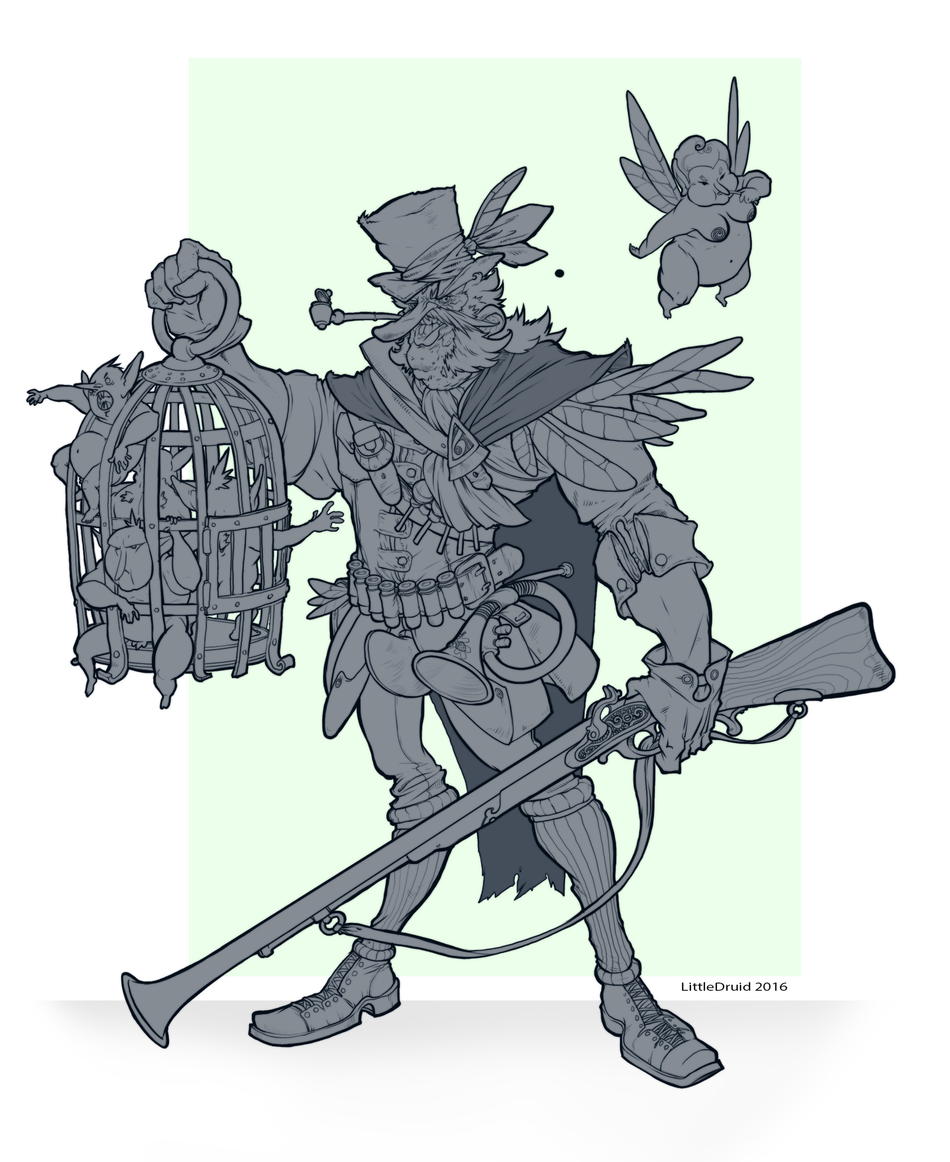 ArtStation - Hunter fairies