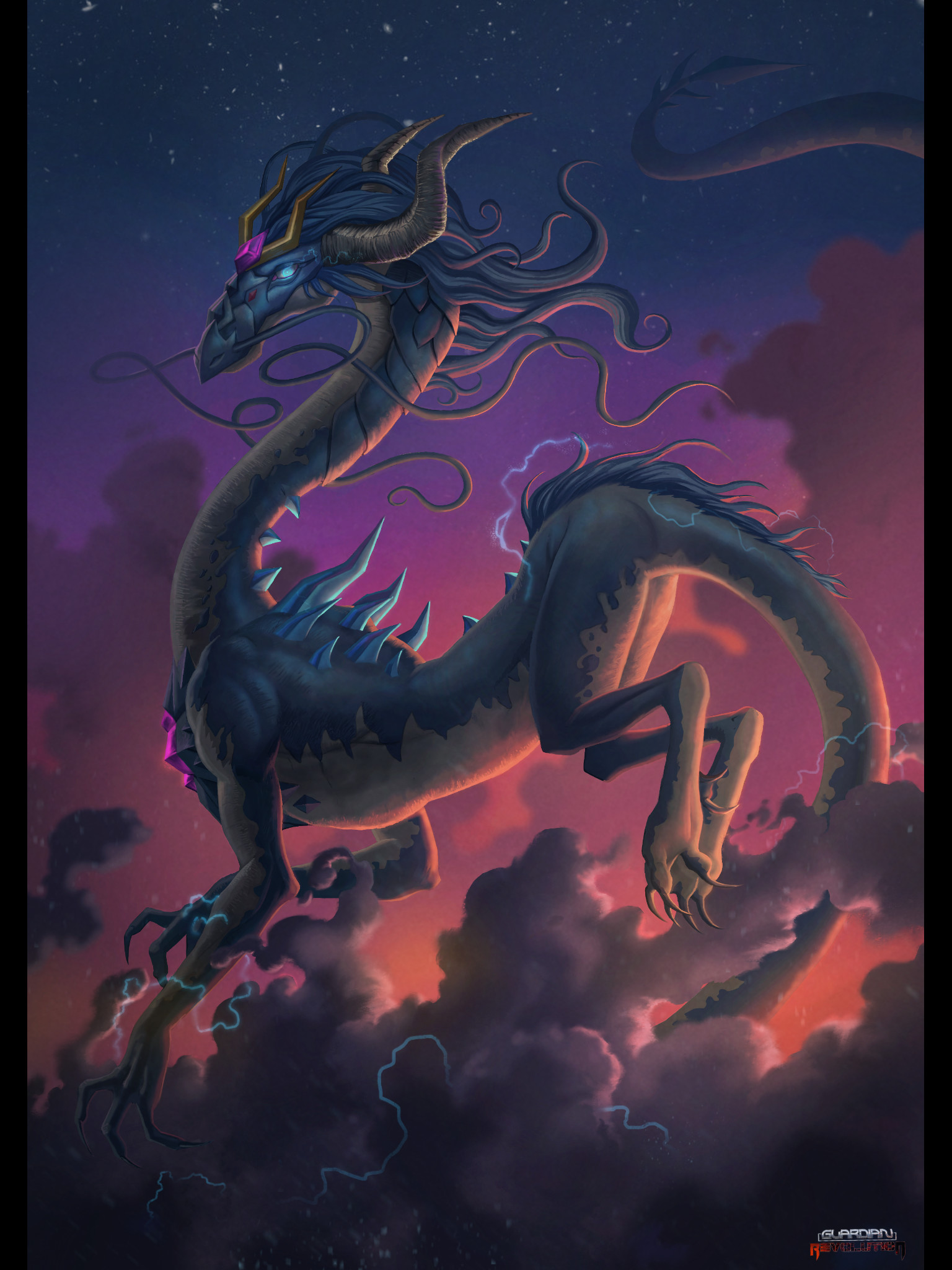 ArtStation - Electric Dragon