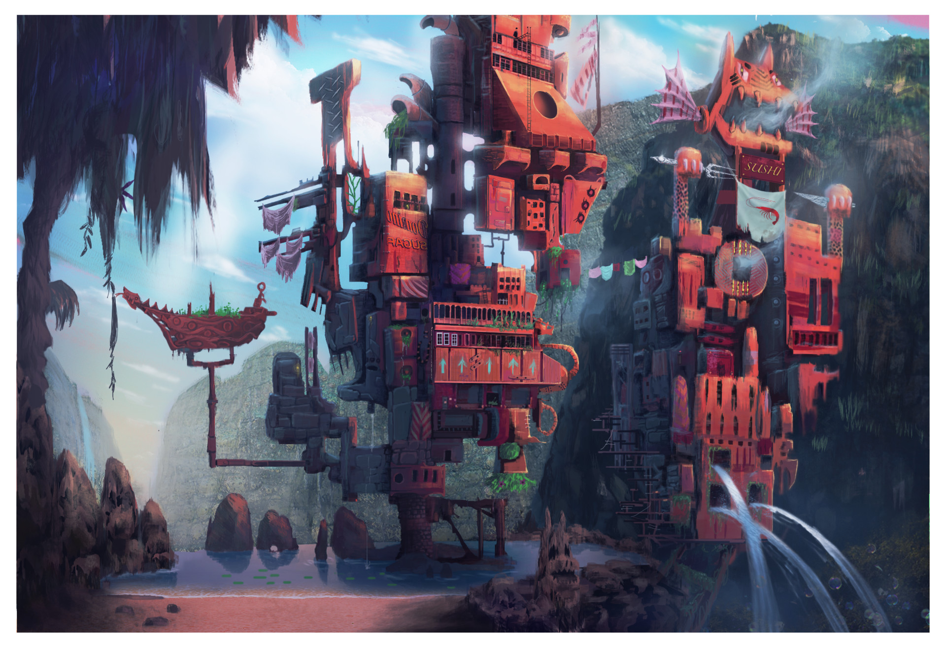 ArtStation - Sushi Island