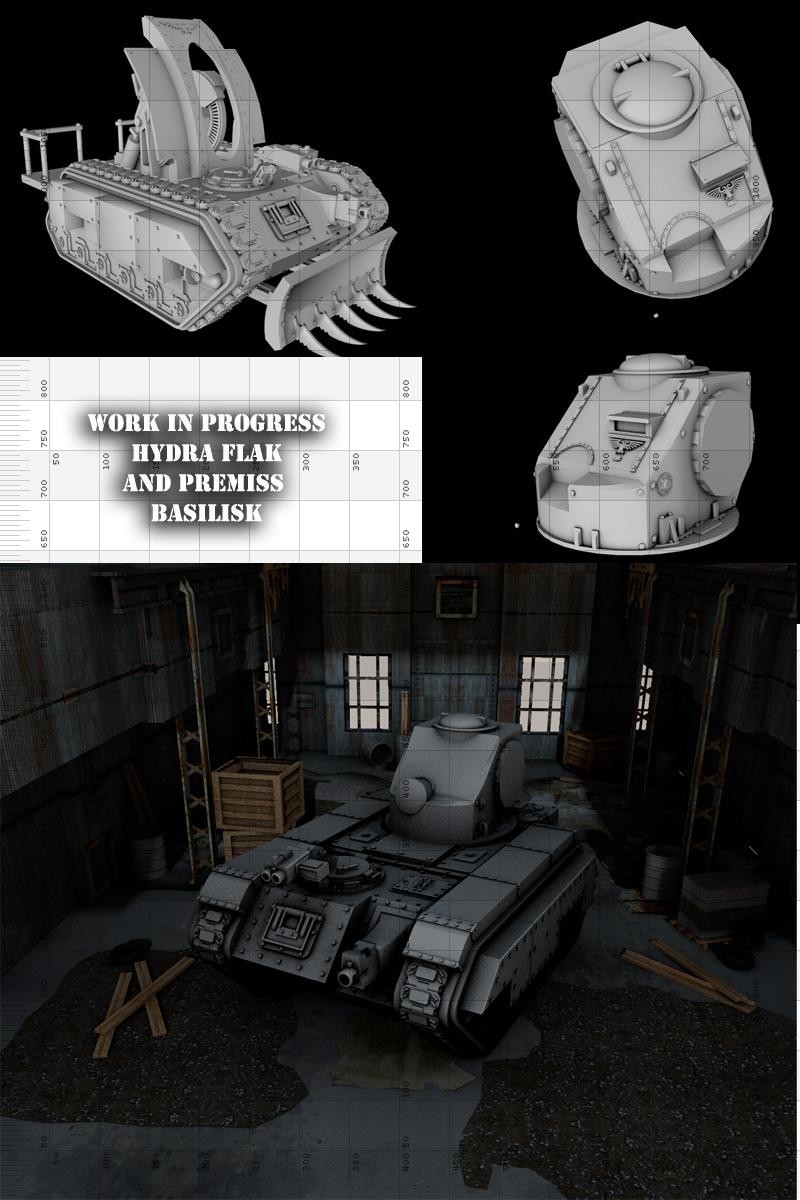 Olivier Blanchard - hydra flack tank imperial guard termined