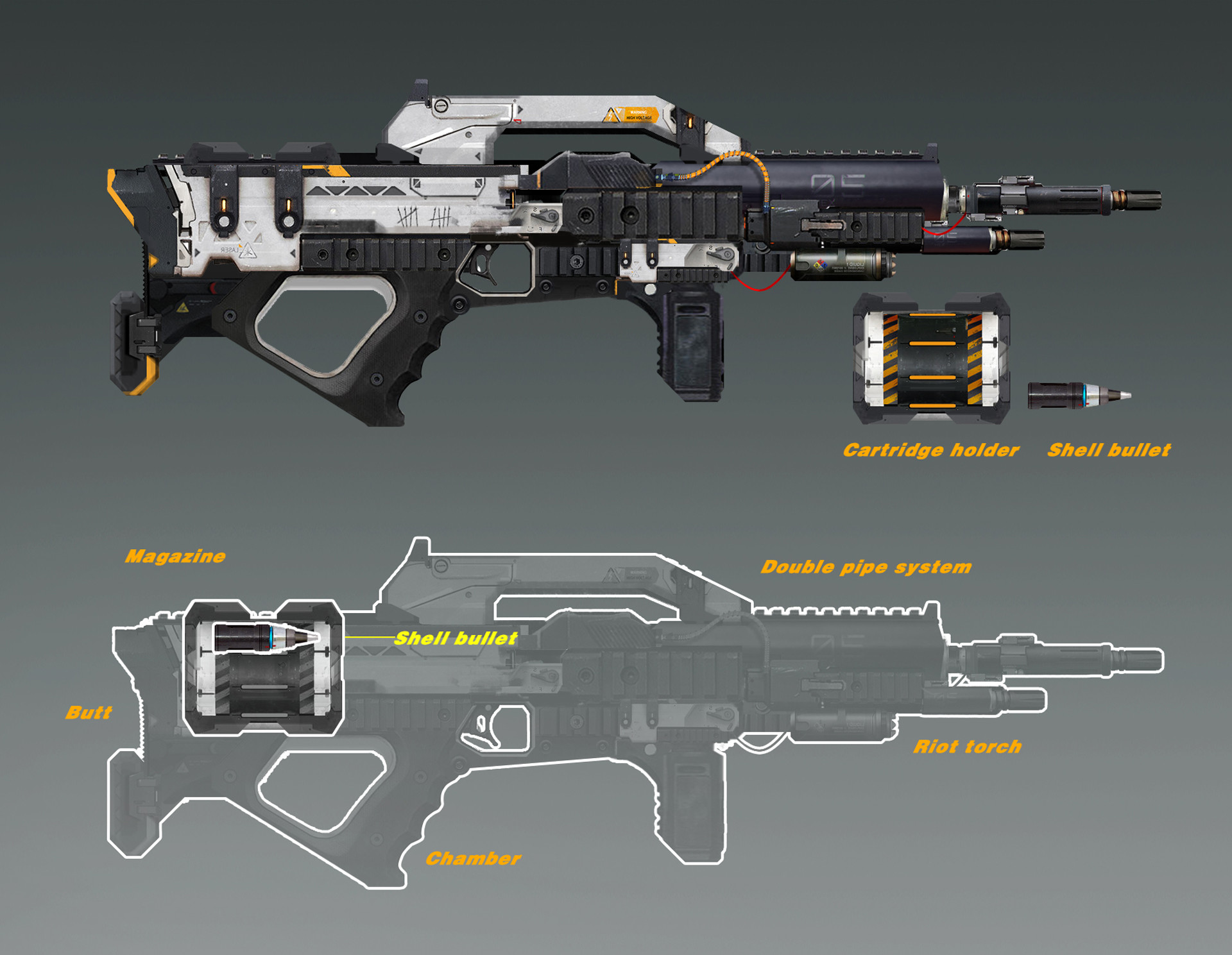 ArtStation - 枪械练习